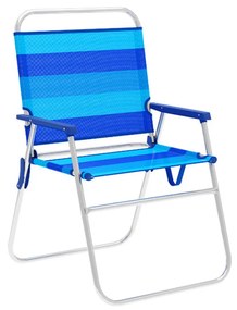 Skládací židle Marbueno, Modrá 52 x 80 x 56 cm
