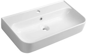 Isvea SISTEMA U keramické retro umyvadlo 70x38cm, bílá 10PL53070