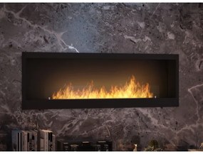 InFire - Vestavěný BIO krb 150x50 cm 4,2kW černá