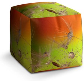 Sablio Taburet Cube Odkvetlé pampelišky: 40x40x40 cm
