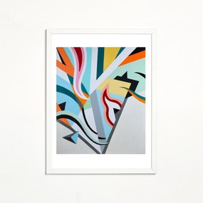Marek Uhlíř | Abstraktní živly Rám: Černý, Velikost: 40 x 30 cm