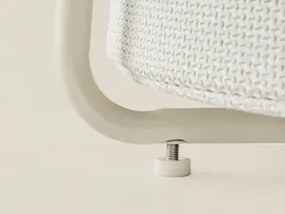 Kulatý konferenční stolek Vasagle Moris 75 cm krémový/béžový