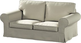 Potah na pohovku IKEA  Ektorp 2-místná, rozkládací, STARÝ MODEL barva béžová látka pletený vzor