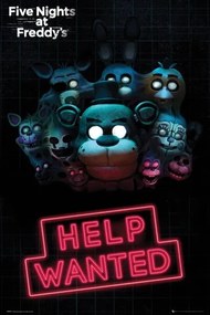 Plakát, Obraz - Five Nights at Freddy's - Help Wanted