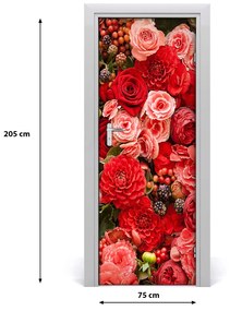 Fototapeta samolepící kytice květin 75x205 cm