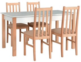Drewmix Jídelní stůl Elen II, 4 x židle Boss X