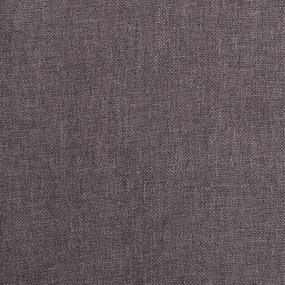 Otočná jídelní židle taupe textil 3087978