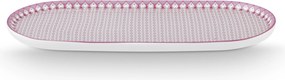 Pip Studio Lily &amp; Lotus oválný tác 25x12cm, lila (Porcelánový oválný tác)