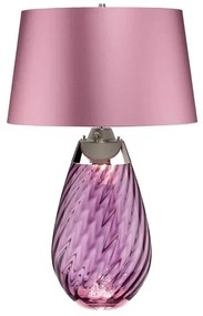 Elstead LENA-TL-L-PLUM - LED Stolní lampa LENA 1xE27/40W/230V 74 cm růžová