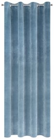 ZATEMŇOVACÍ ZÁVĚS NA KROUŽCÍCH RIA 140X250 CM MODRÁ