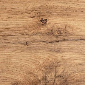 Mereo, Mereo Koupelnová zrcadlová skříňka 60 cm, galerka, 1x dvířka levá, Multidecor, Dub Wotan, MER-CN798G61DWOT