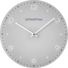 PRIm Moderní skleněné nástěnné hodiny Prim Spartak 39 - Měsíční svit E09.5534.00