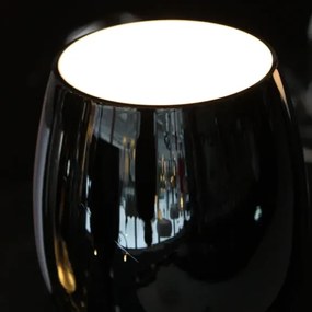 Retro stojací lampa Izza černé