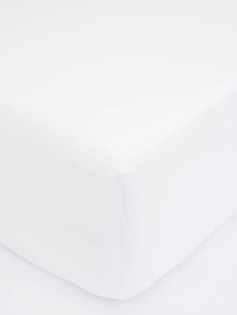 MK Lůžkoviny Jersey prostěradlo do postýlky Classic 60 x 120 cm – bílá
