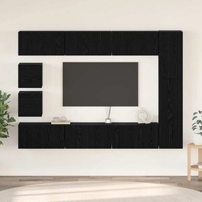 Sestava TV skříněk 10 ks Černý dub Kompozitní dřevo 3393244