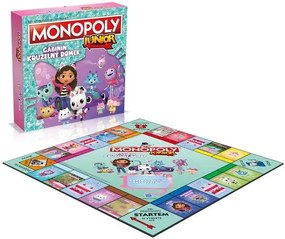 Desková hra monopoly junior gabbys dollhouse