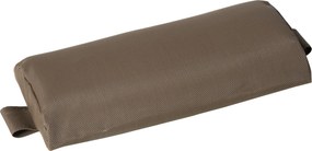 Sonnenliege Strandliege Gartenliege klappbar verstellbar mit Kissen Garten Metall Stoff Braun+Silber 137 x 63,5 x 100,5 cm