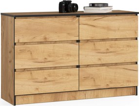 Komoda K120 6SZ dub craft