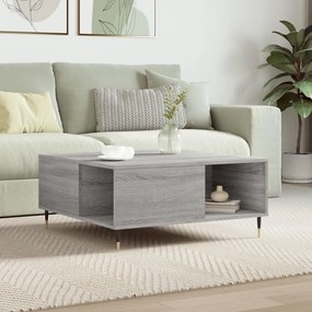 vidaXL Konferenční stolek 80 x 80 x 36,5 cm kompozitní dřevo [830773] Barva: šedá sonoma