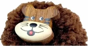 2Kids Toys Dřevěná magnetka velká pompon Tygr
