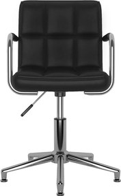 vidaXL Otočné jídelní židle 4 ks umělá kůže [3088073] Barva: Bílá