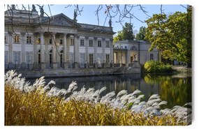 Obraz Podzimní Palác Ve Varšavě Nedostatek Nedostatek Přírodní plátno 100x70