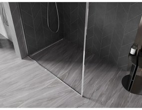 Mexen Kioto-F, sprchová zástěna s rámem 90 x 202 cm, 8 mm čiré sklo, chromový profil, 800-090-104-01-00