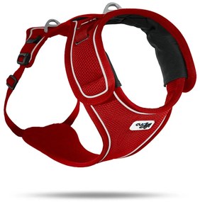 CURLI Postroj pro psy Belka Red S, 15-25 kg