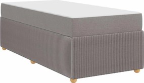 Rám postele Taupe 80 x 200 cm textil 3398318