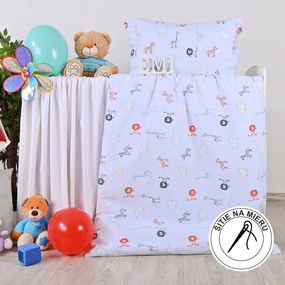 Povlečení dětské bavlněné Animals EMI: Standardní set jednolůžko obsahuje 1x 200x140 + 1x 90x70