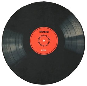 Mujkoberec Original Kusový koberec Vinylová deska - 150x150 (průměr) kruh cm