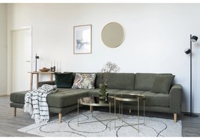 House Nordic Kulaté zrcadlo MADRID zlatá 60cm 4001450