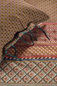 Pip Studio perkálový polštář Bogolan 35x60  (Polštářek s výplní v perkálovém povlaku na vázačku)