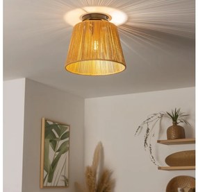 Brilagi - LED Přisazený lustr CERIA BOHO 1xE27/40W/230V pr. 28 cm hnědá