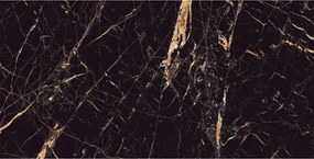 Mexen Python Zlatý lesklý rektifikovaný gres G1, dlaždice podlahovo-stěnová 120 x 60 cm, vysoký lesk - TL212-120-060-00