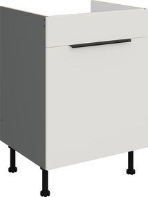 ARIA aw | dolní skříňka 60 ZL 1S dřezová | 60 cm | PREMIUM BOX | antracit/bílá