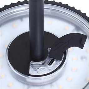 Brilliant G40445/76  Venkovní stojanová AKU lampa MACOBO černá USB-C