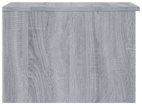 Konferenční stolek šedý sonoma 50 x 50 x 36 cm kompozitní dřevo - Default Title