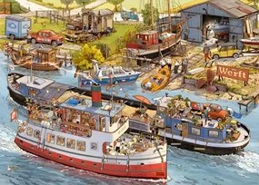 HEYE Puzzle Loděnice / 1000 dílků / 50 x 70 cm