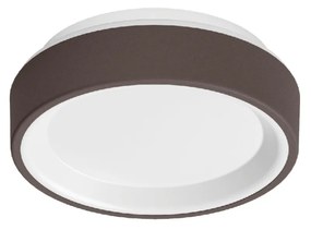 Linea Light CA076DDBMDD Iside, hnědé stropní/nástěnné svítidlo, 10W LED 2700K, prům. 23,1cm