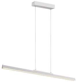 Mantra Lineal, bílé lineární závěsné svítidlo se svícení nahoru/dolů LED 36W 3000K, délka 91cm