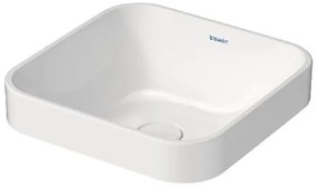 Duravit Happy D.2 Plus - Umyvadlová mísa zápustná 40x40 cm, bílá 2359400000