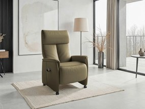 XXXLutz RELAXAČNÍ KŘESLO, kůže, olivově zelená Sit & More - Online Only křesla & taburety - 0001440324J9
