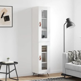 vidaXL Skříň highboard 34,5 x 34 x 180 cm kompozitní dřevo [3199404] Barva: šedá sonoma