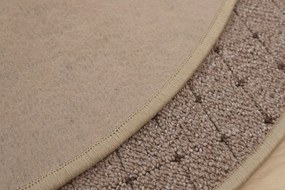 Condor Carpets, Kusový koberec Udinese béžový new kruh, 67x67 (průměr) kruh, béžová, chodba / předsíň