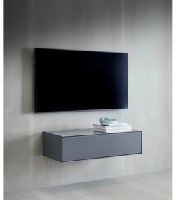 Šedý TV stolek 91x24 cm Edge by Hammel - Hammel Furniture
