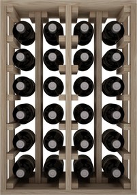 Expovinalia Regál na víno PETÍN II Materiál a odstín: Borovice s černým nátěrem