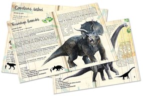 Vilac Sada 3 puzzle dinosaurů
