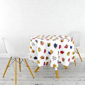 Ubrus PVC kulatý Mo-6064-Kravičky (různé velikosti)