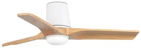 FARO Barcelona FARO 33836-1TW-LED Stm. vent. HEYWOOD TUB S 10W/230V borovice/bílá pr. 90 cm +DO 33836-1TW